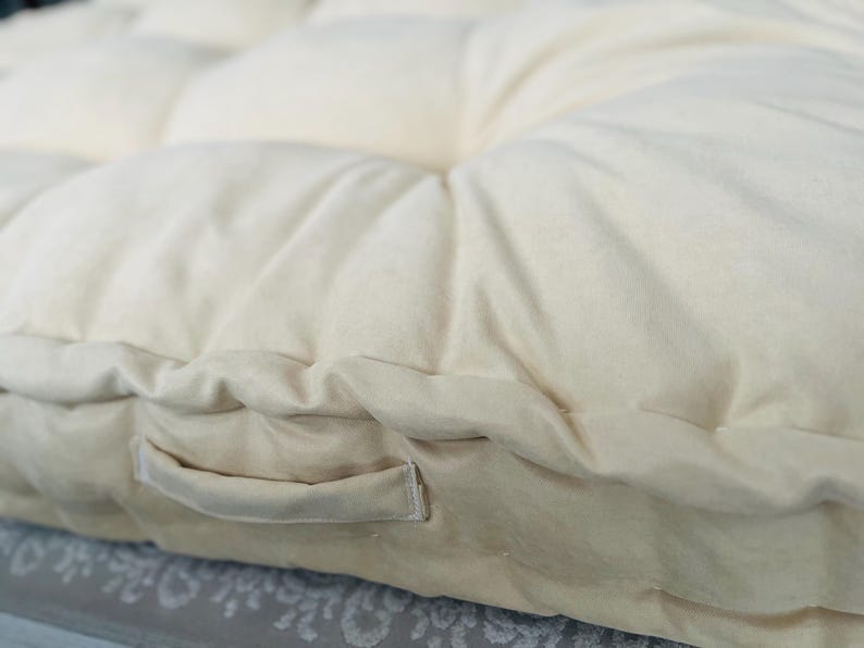 Handmade Shikibuton Mat Topper WOOL 5” Thick//floor Cushion//send a ...