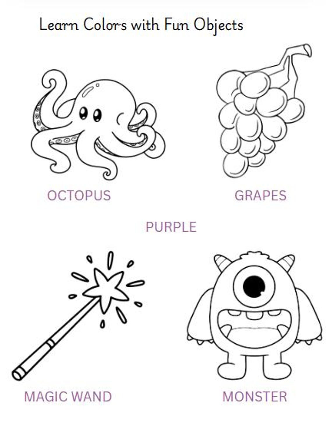 Color of the Week Preschool Worksheets: Fun Learning Printables (PDF ...