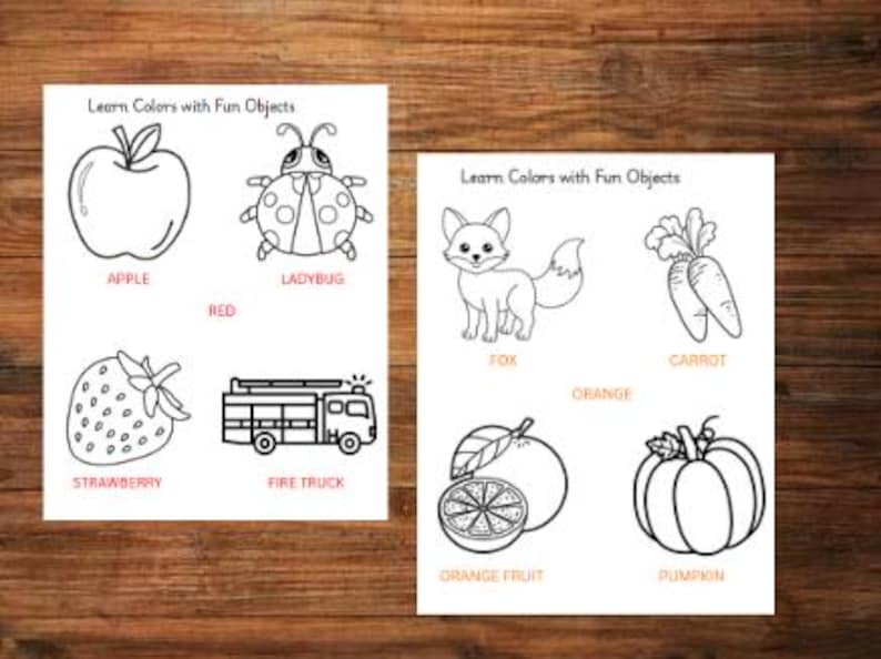 Color of the Week Preschool Worksheets: Fun Learning Printables (PDF ...