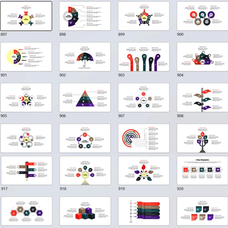 3,000+ Editable Infographic Powerpoint Templates Bundle | Charts ...