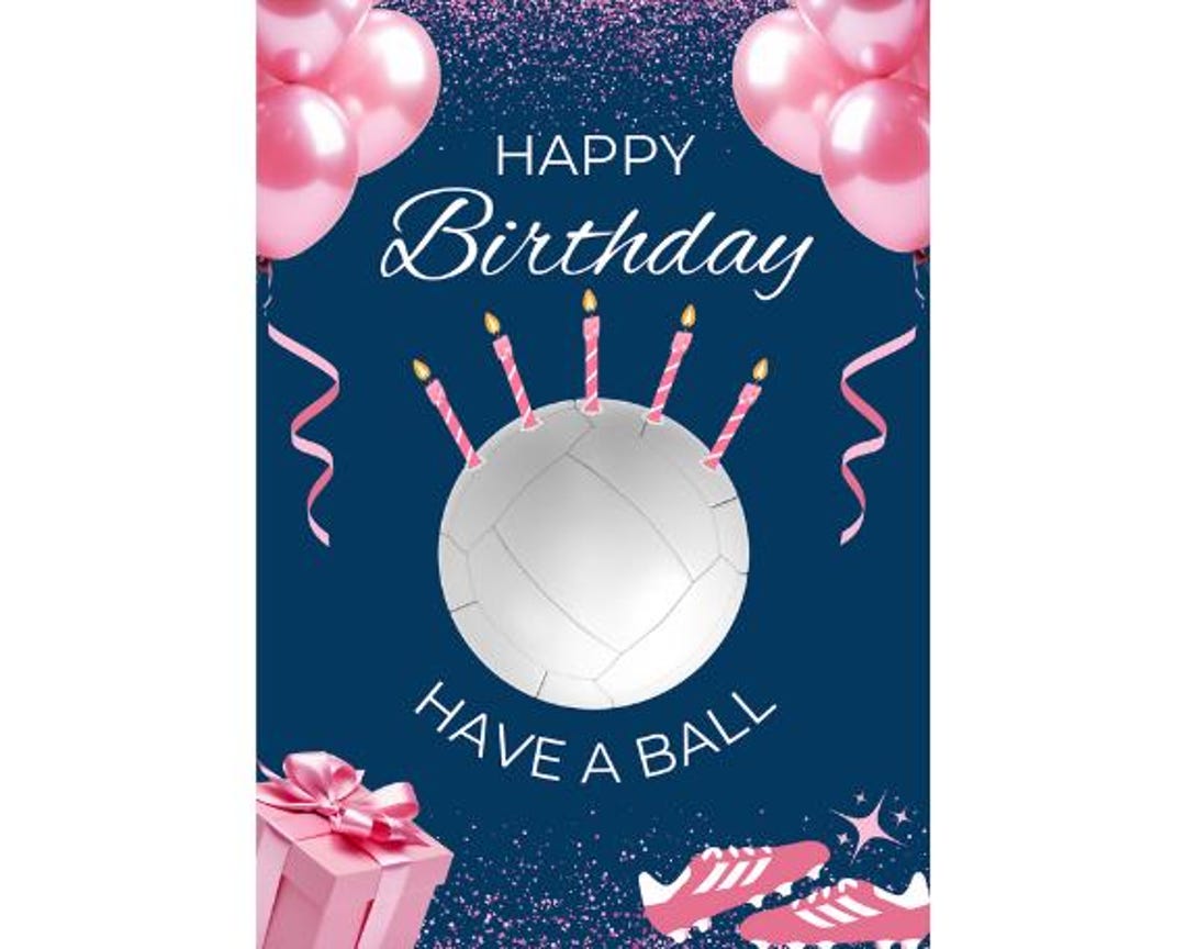 Girls GAA Birthday Card Gaelic Football Digital Download - Etsy UK