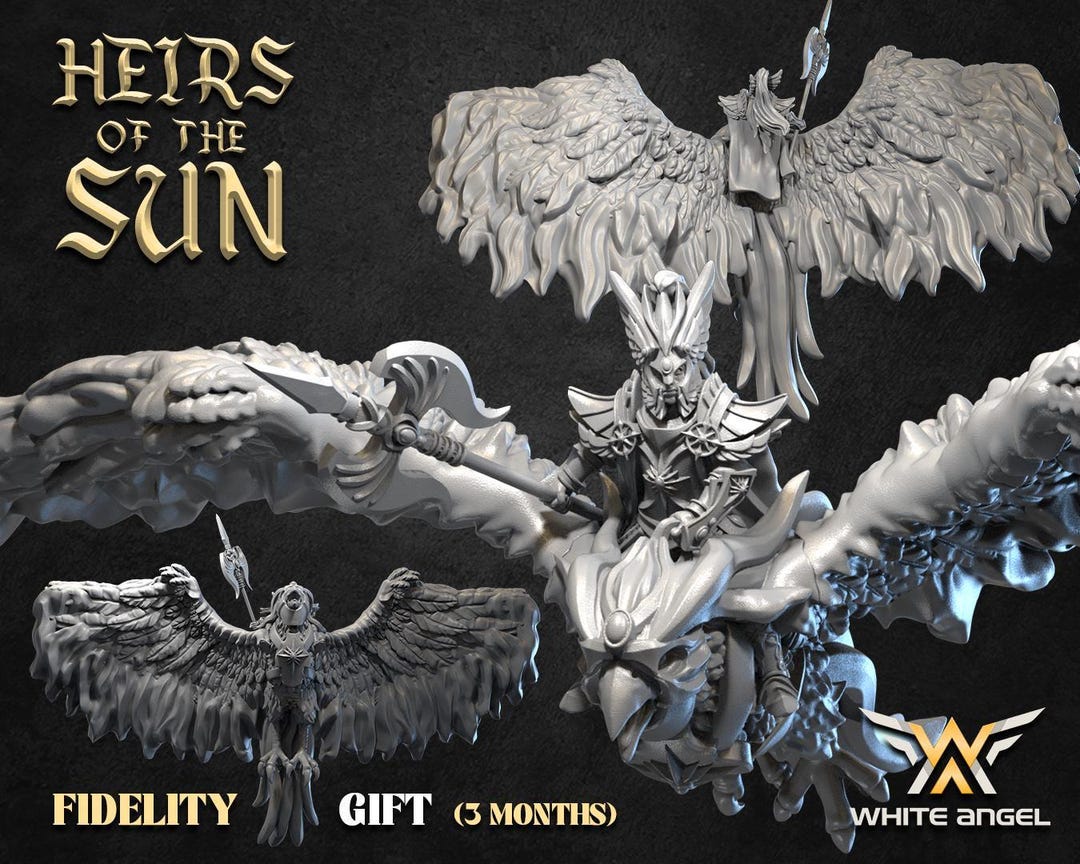 White Angel Miniatures Fenix Hero | BASES INCLUDED - Etsy