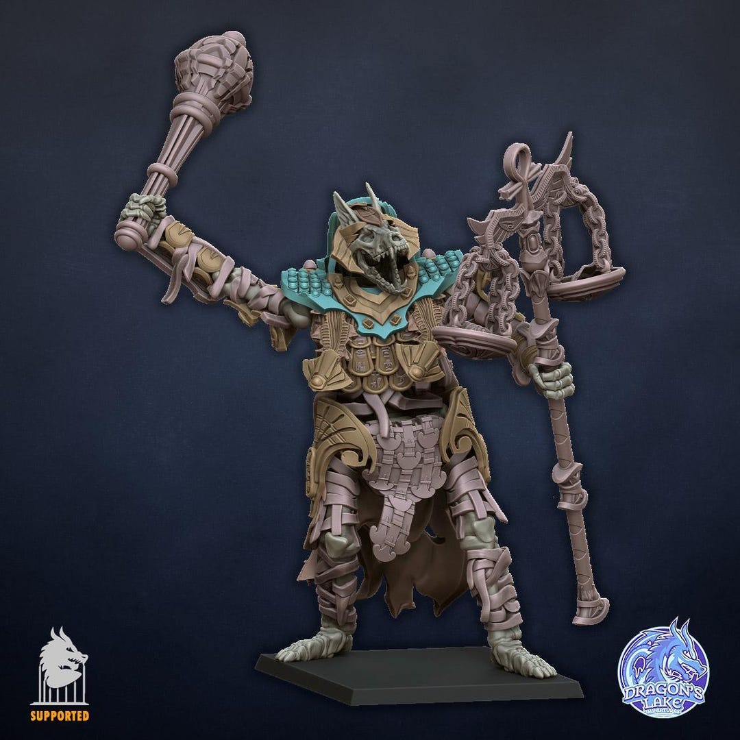 Dragonslake Miniatures Giant Colossus With Scales of Destiny BASES ...