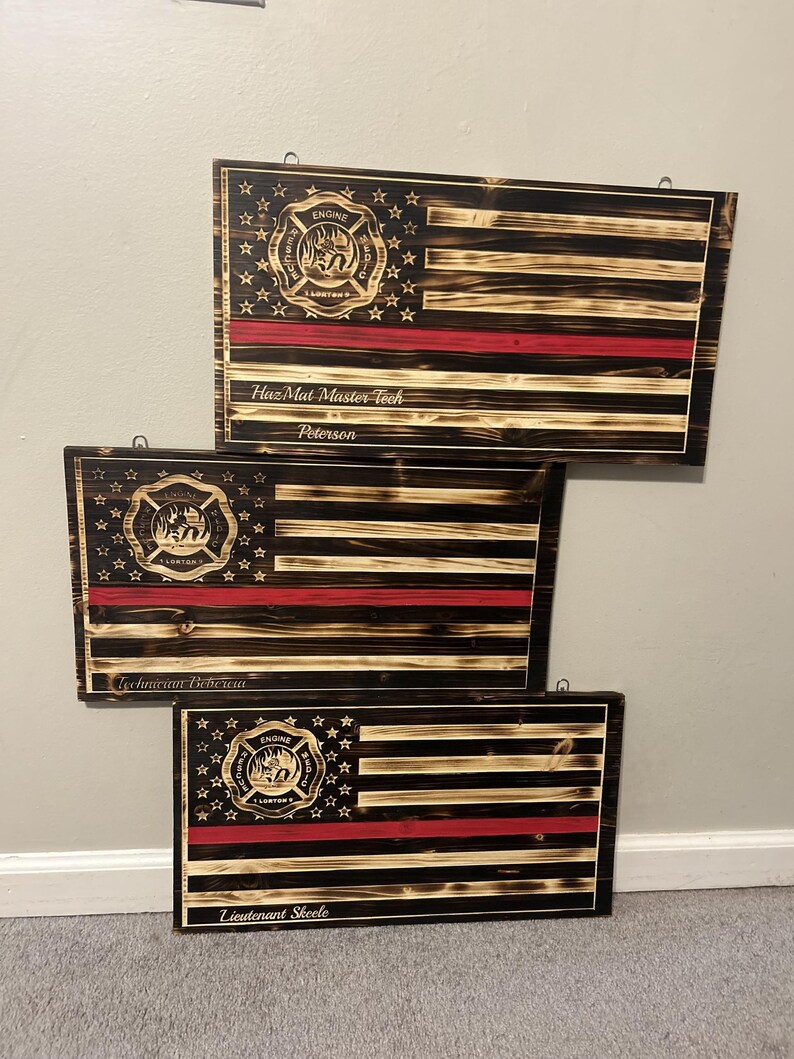 Personalized Wooden American Flag - Etsy