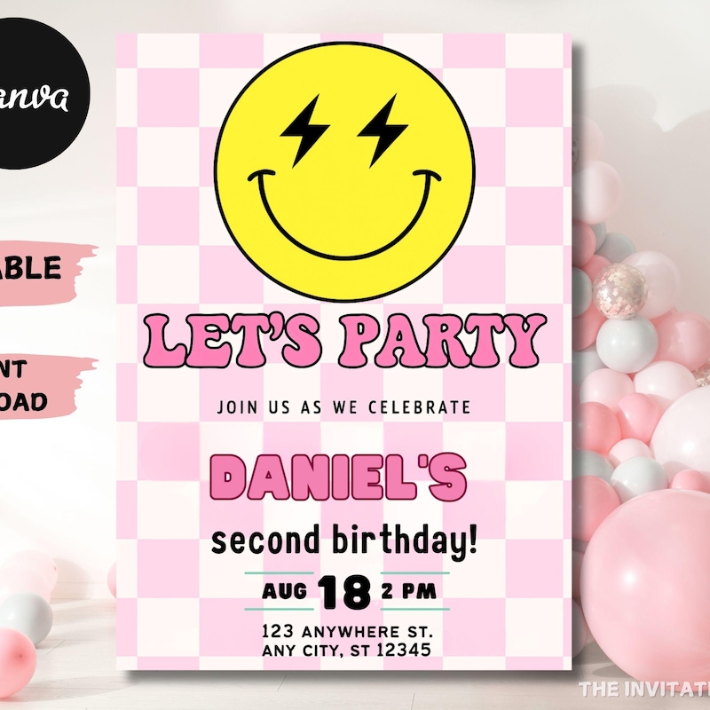 Smiley Face Banner - Etsy UK