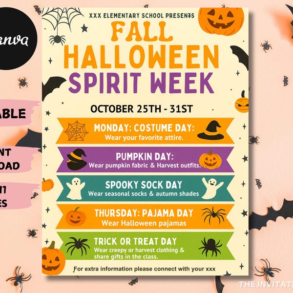 Halloween Spirit Week - Etsy