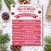 Valentines Day Spirit Week Flyer Editable | School Spirit Week Schedule ...