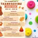 Thanksgiving Spirit Week Flyer: Editable School Template (digital ...