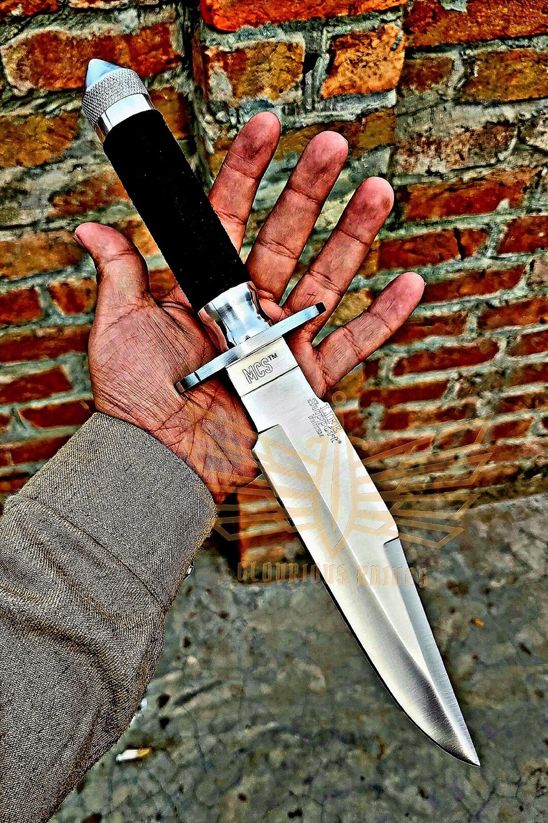 Handmade Jack Crain Predator Replica Bowie Knife Built Like Original ...