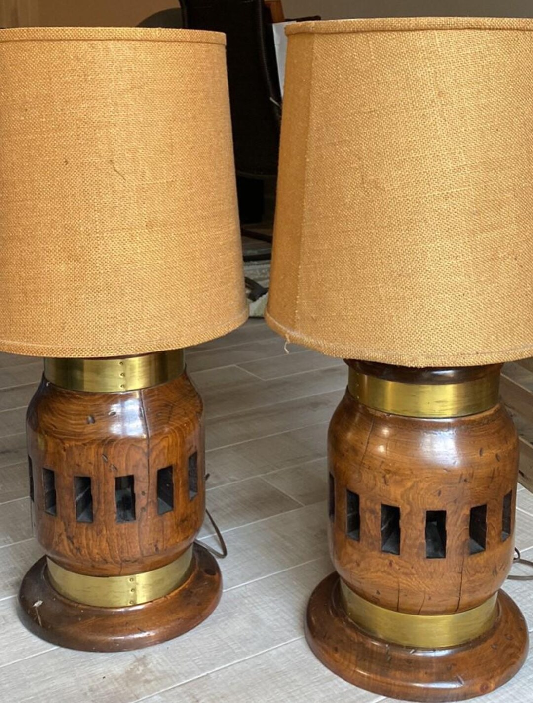 Antique Wagon Wheel Hub Lamps – Original, Functional, and Full of ...