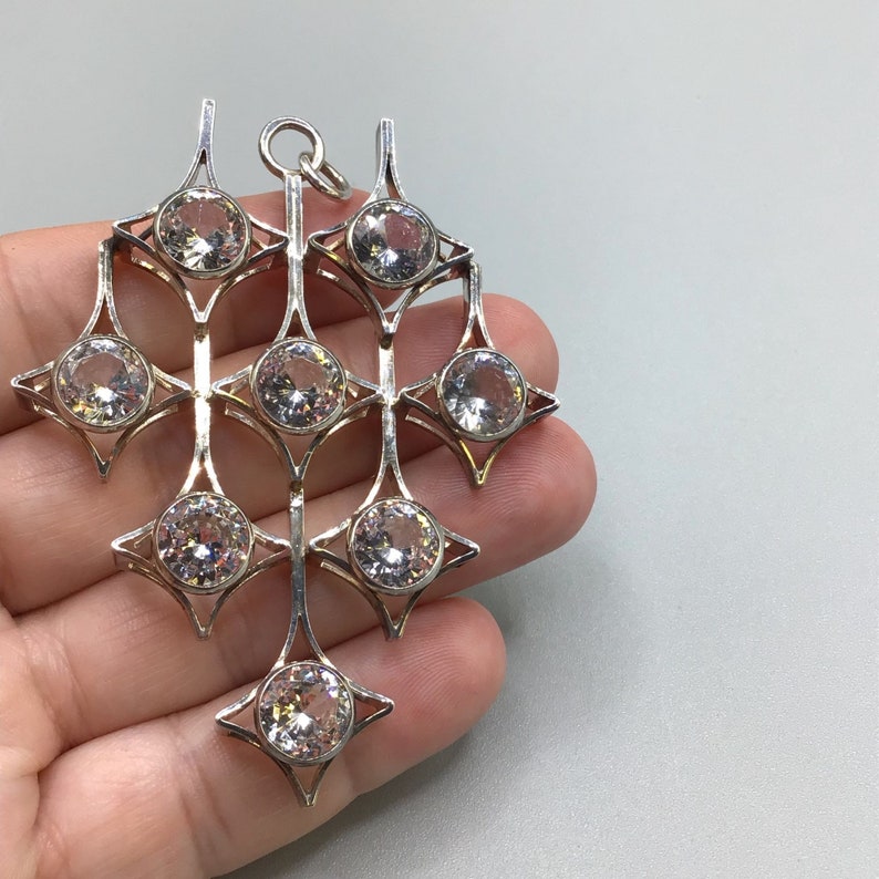 Kaunis Koru Finland Pendant Sterling Silver Modernist - Etsy