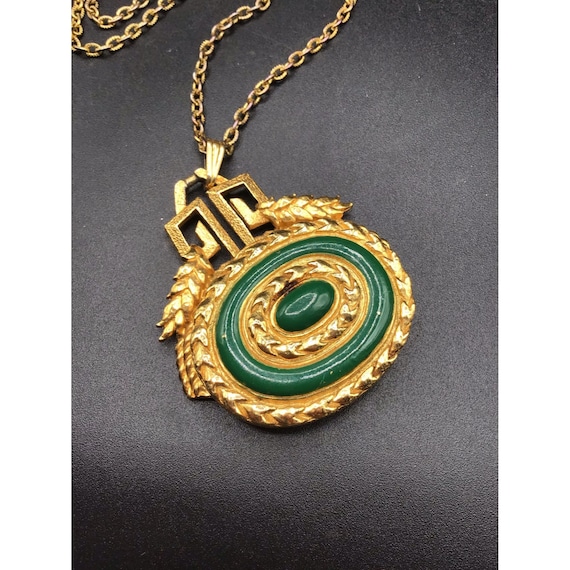 Moon Drop Solid Perfume Pendant Necklace Gold Tone & … - Gem