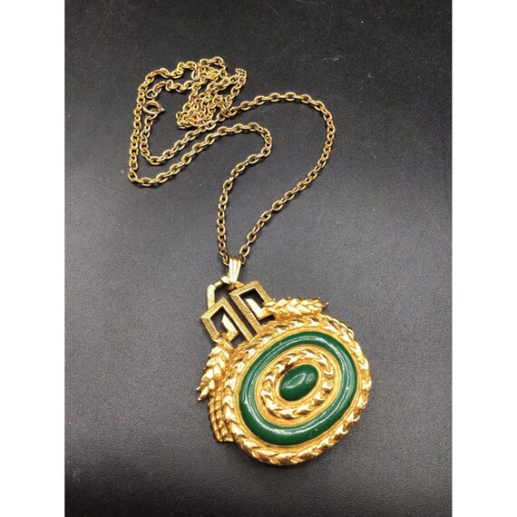 Moon Drop Solid Perfume Pendant Necklace Gold Tone & … - Gem