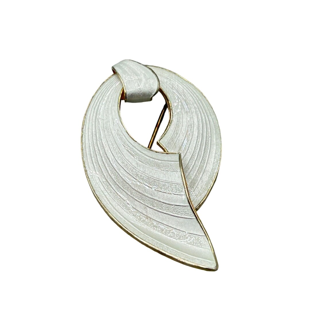 Vintage Norway Finn Jensen Brooch Enamel on Sterling Pin 925 Norway Mid ...