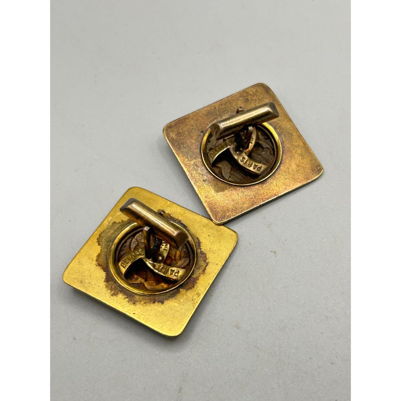 Antique AP and Cie Depose Cufflinks by Albert Parent & Cie Paris - Etsy
