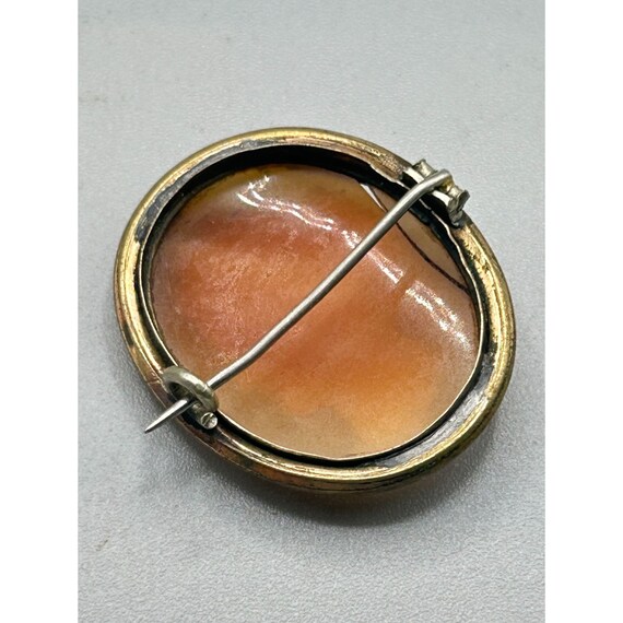 Older Vintage Antique Right Facing Lady Cameo Pin Bro… - Gem