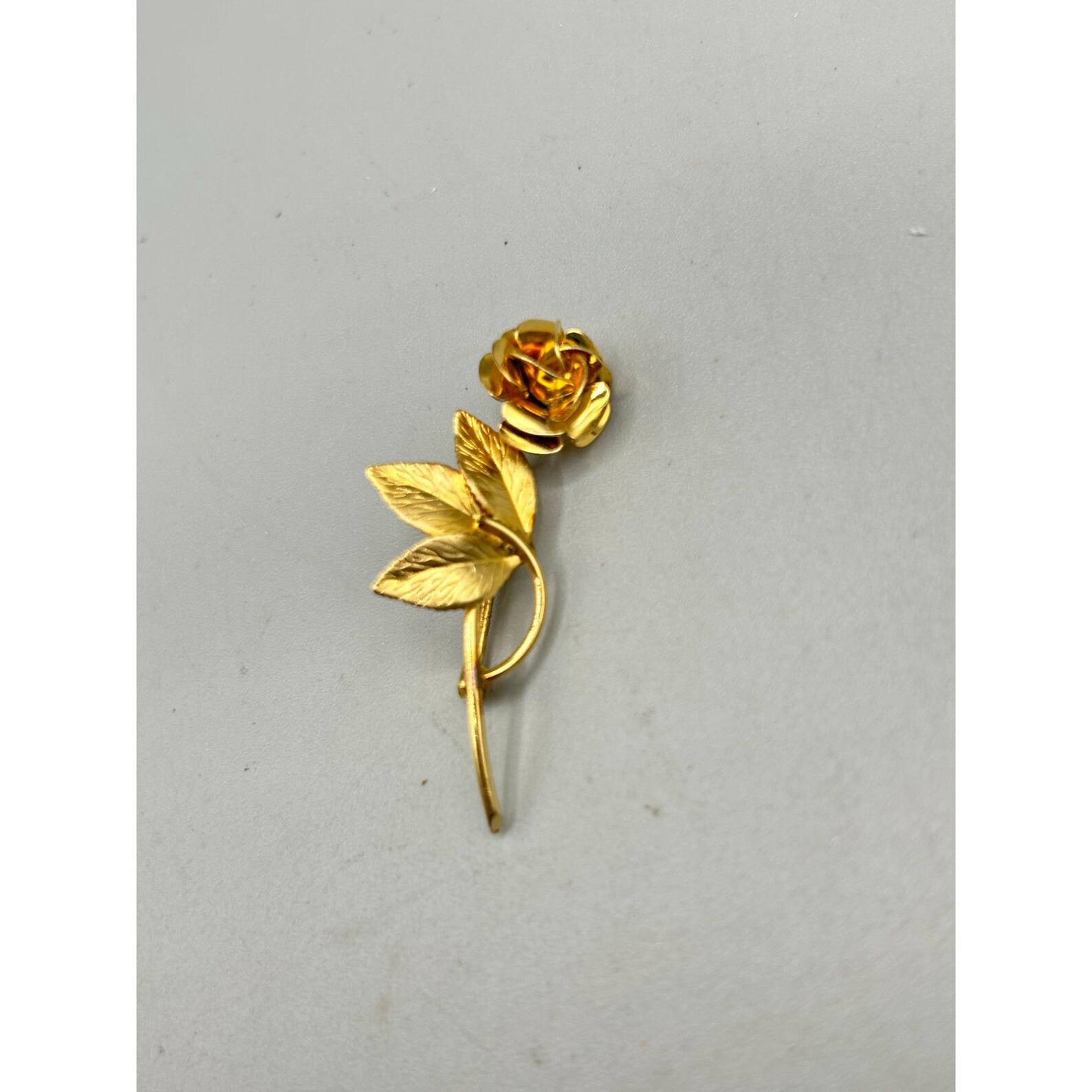 Vintage MK Gold Filled Rose Flower Brooch Delicate Detailed Design - Etsy