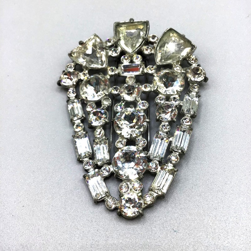 Rhinestone Clip - Etsy