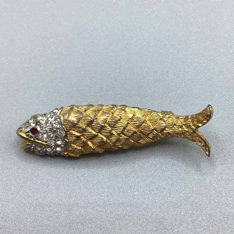 Vintage Fish Brooch - Etsy