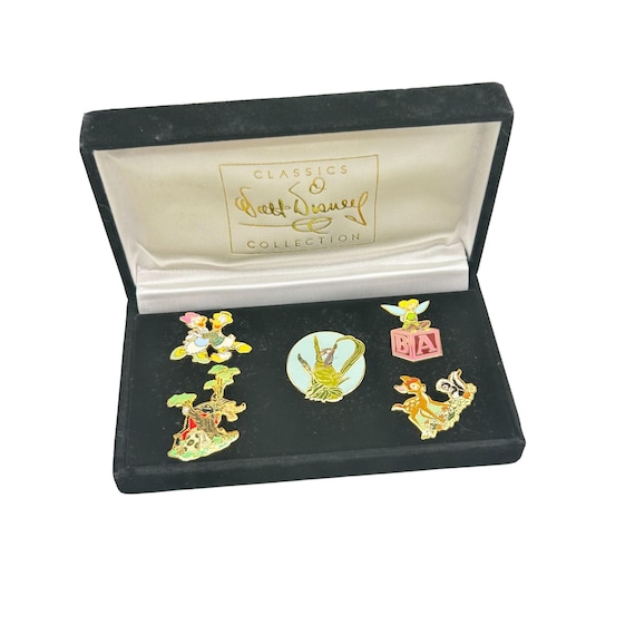 Walt Disney Classics Collection Boxed 5 Pin Set Sculp… - Gem