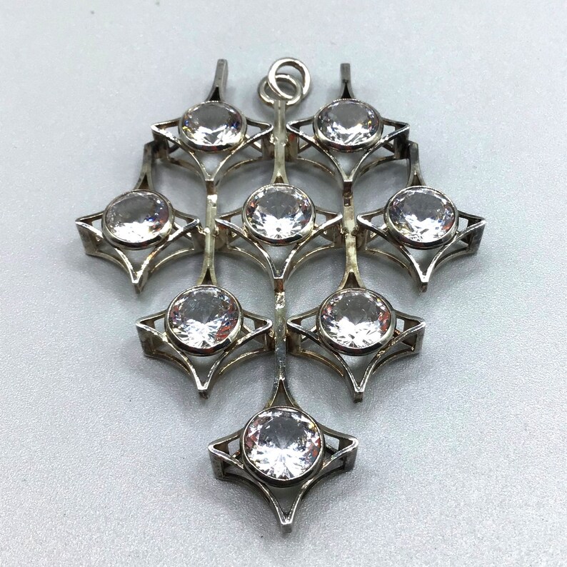 Kaunis Koru Finland Pendant Sterling Silver Modernist - Etsy