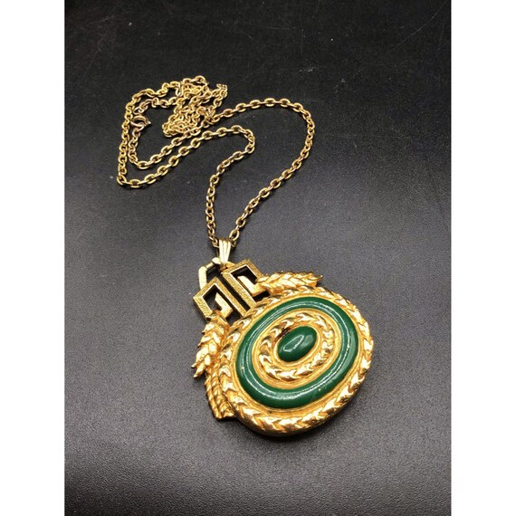 Moon Drop Solid Perfume Pendant Necklace Gold Tone & … - Gem