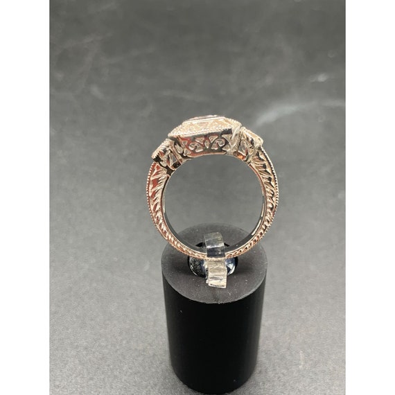 Art Deco Inspired Ring By SETA Sterling Silver Elegan… - Gem