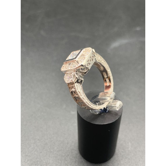 Art Deco Inspired Ring By SETA Sterling Silver Elegan… - Gem