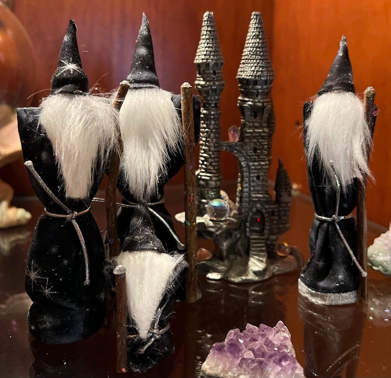 Limited Edition Worry Wizard • Tiny Guardian Figurine • Handmade Stress Relief Gift • Mini ...