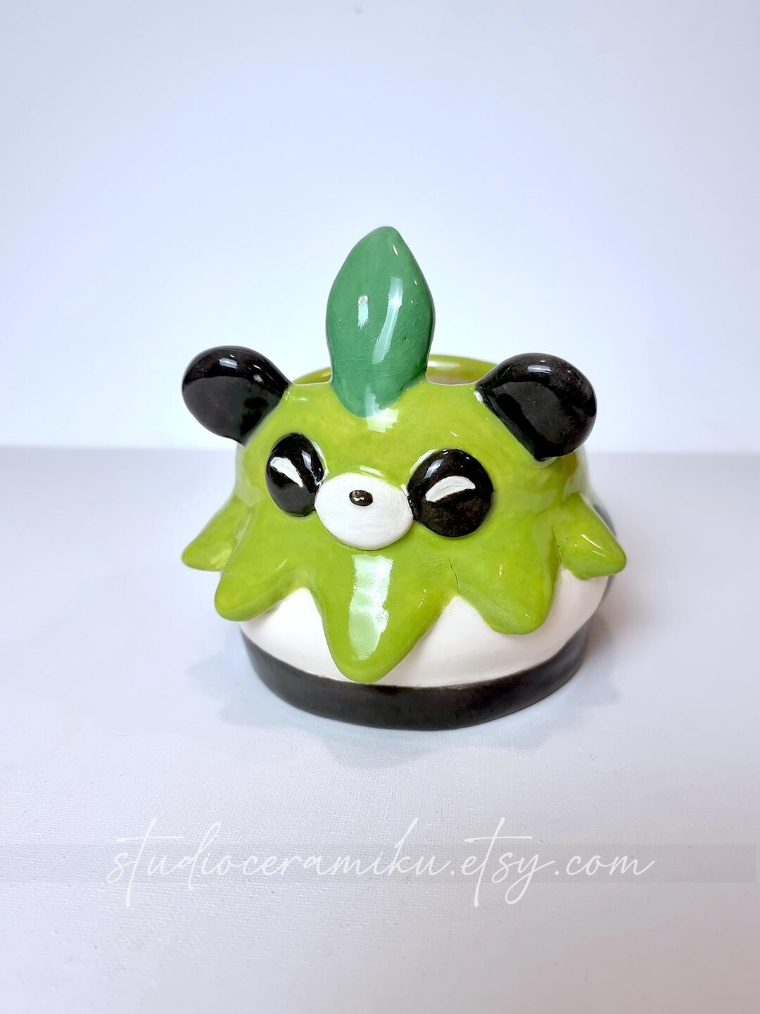 Palworld Mossanda Ceramic Planter Panda Decoration Gaming Room Decor ...