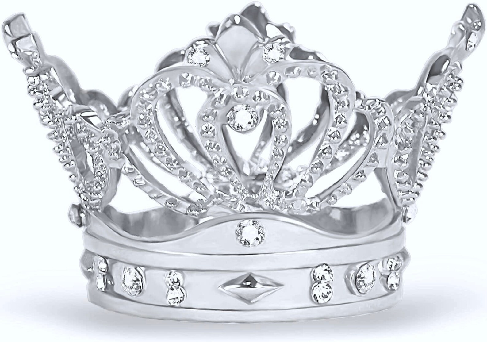 Mini Tiara Rhinestone Crown 1 3/4 Inches Tall X 1 1/2 Inch - Etsy