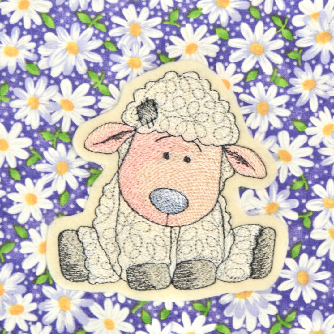 Little Lamb Clothing Patch 4 X 4 Inches Iron on or Sew on Feltie - Etsy