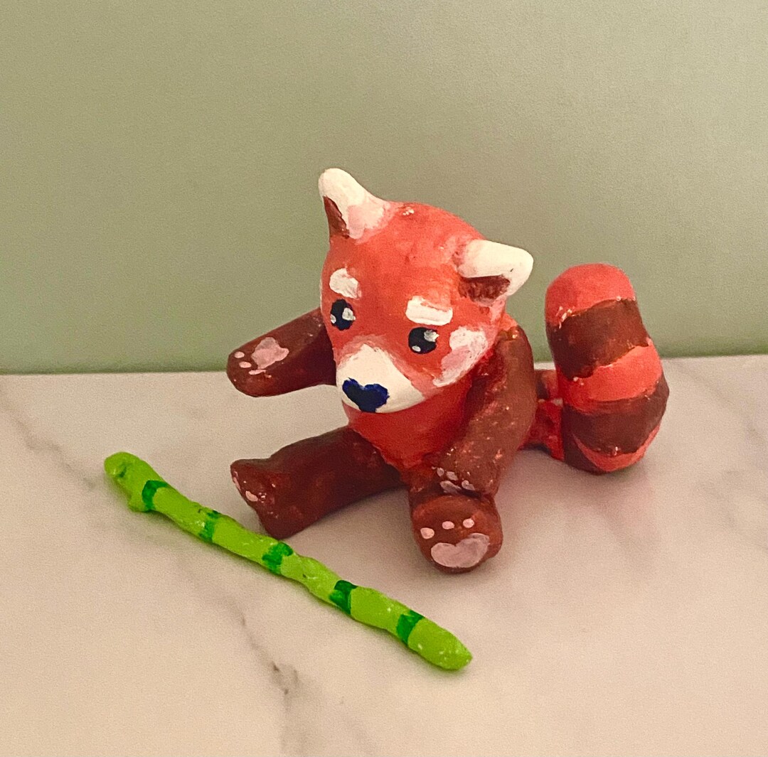 Cute Clay Red Panda - Etsy