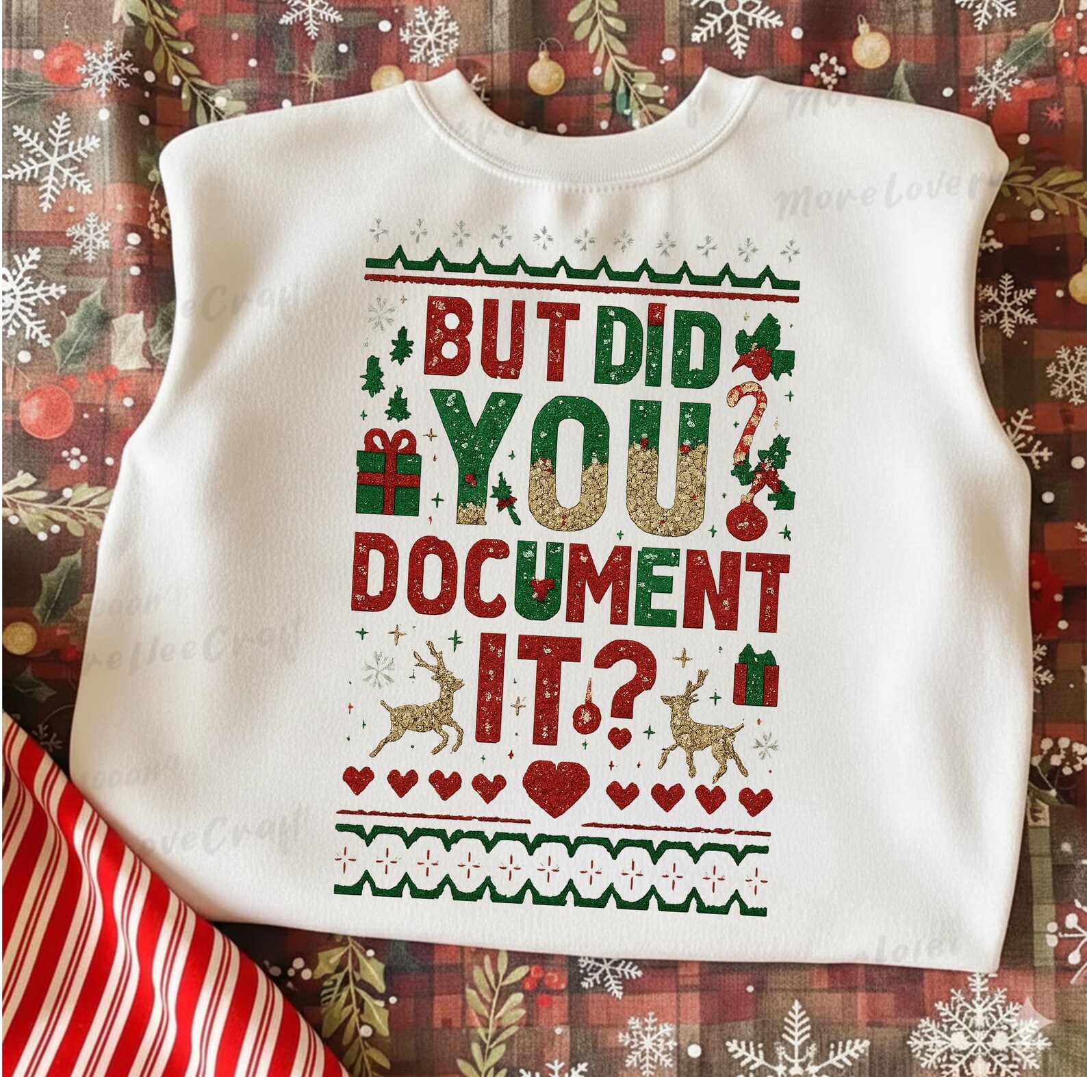 But Did You Document It Ugly Christmas PNG for Work Holiday Parties ...
