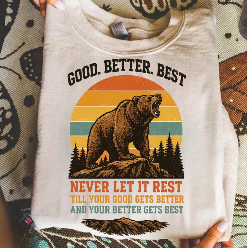 Positive Bear Shirt - Etsy