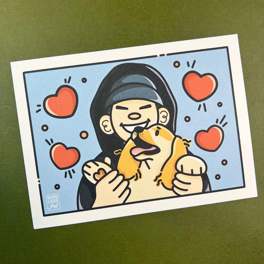 Stray Kids - Bang Chan - Illustration "chan & Berry" - Fanart - Etsy