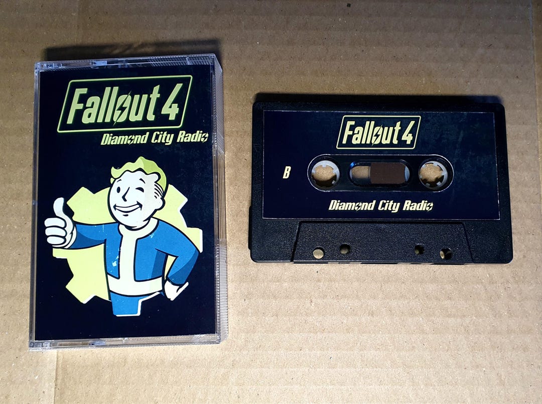 Fallout 4 Radio Cassette, Video Game Soundtrack Playstation Xbox Gift ...