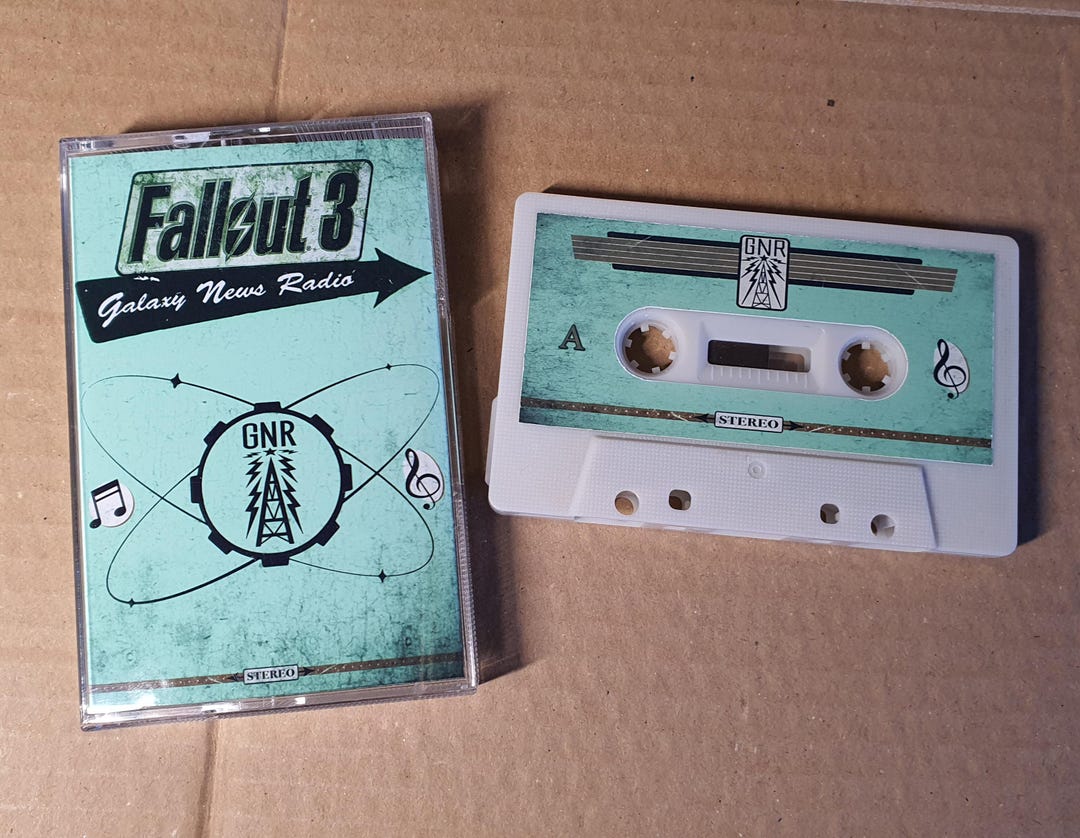 Fallout 3 Radio Cassette, Video Game Soundtrack Playstation Xbox Gift ...