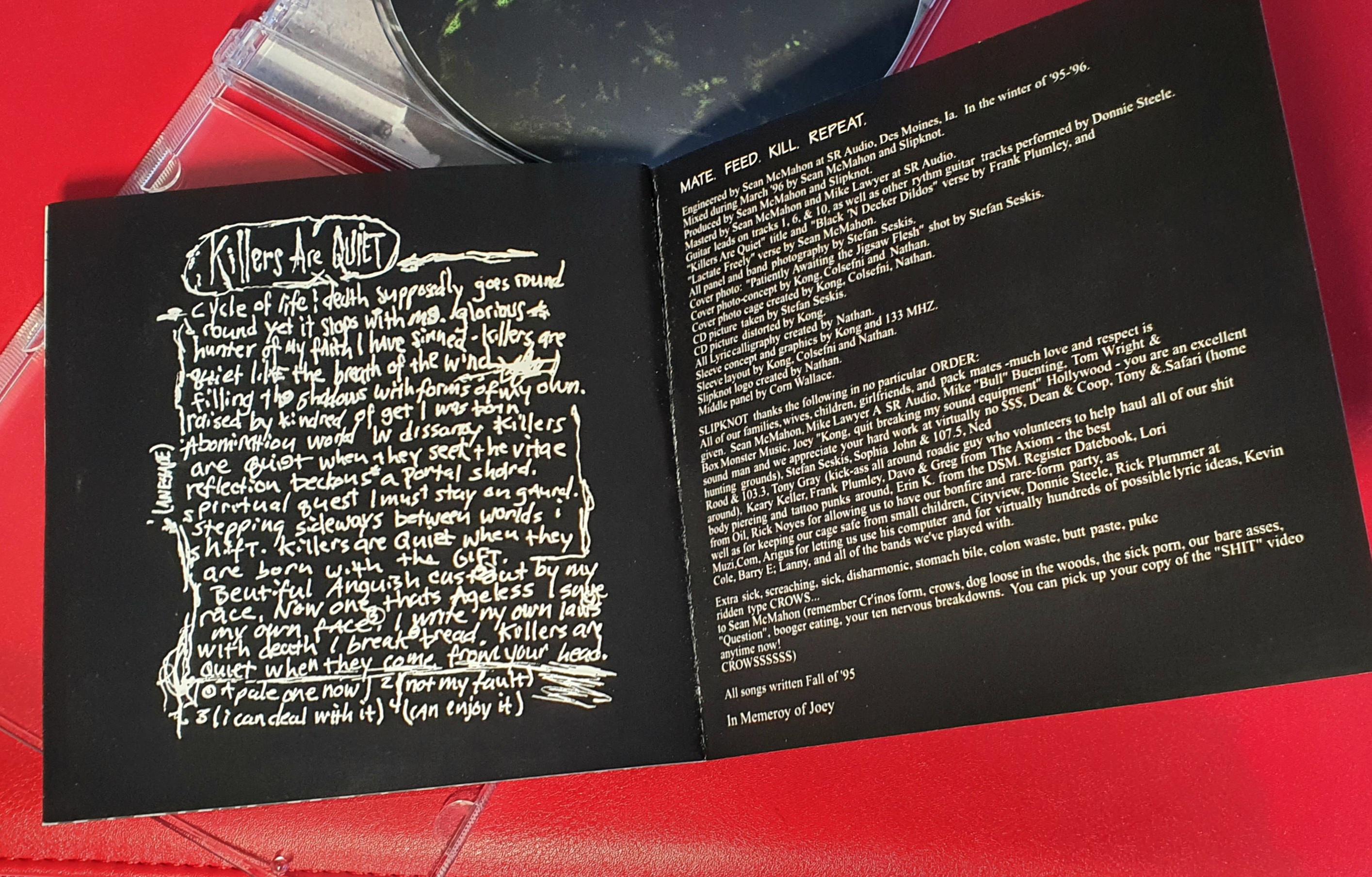 Slipknot - Mate. Feed. Kill. Repeat. (CD) - Etsy