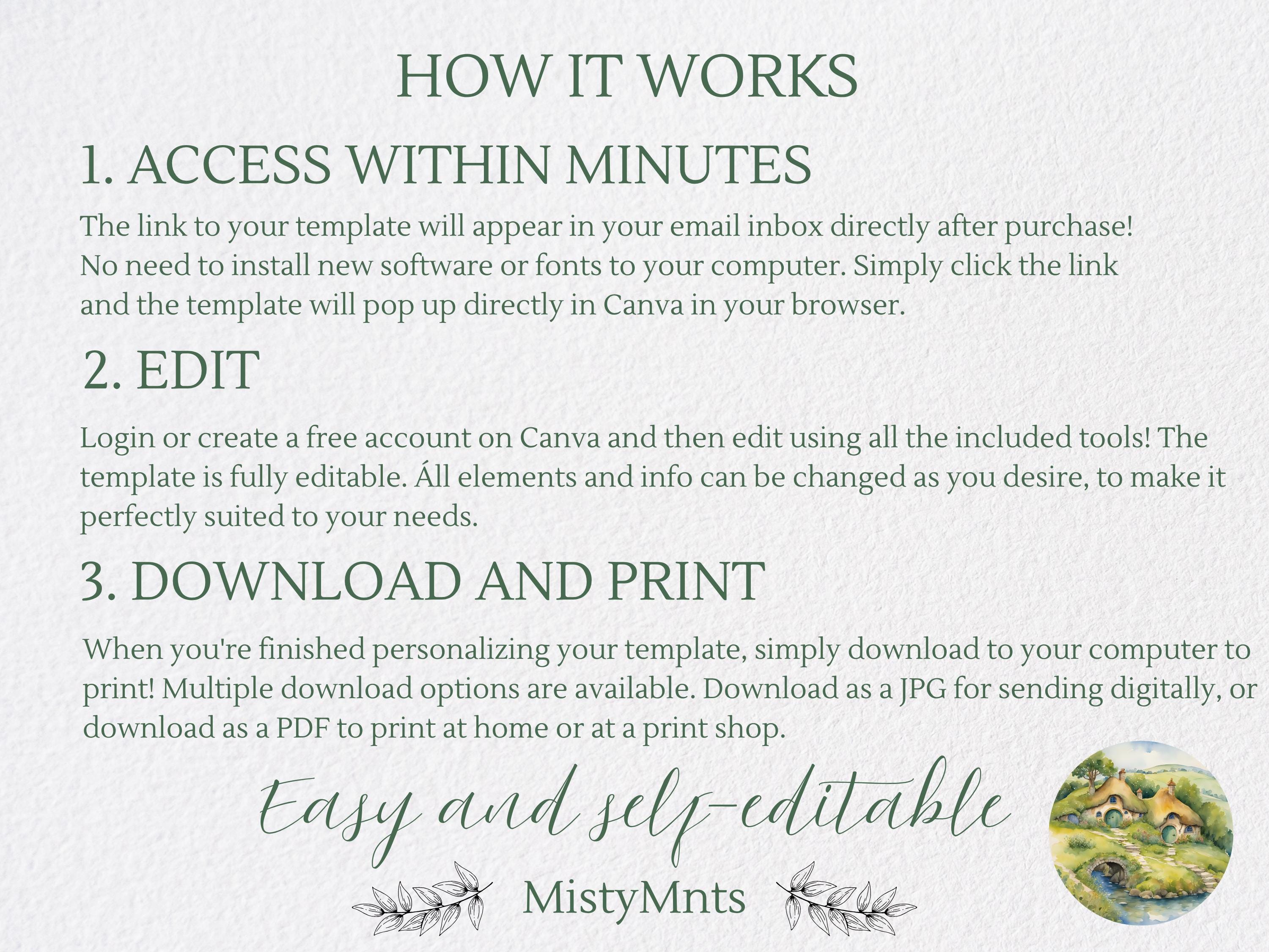 Hobbiton Baby Shower Inspired Invitation | Gender Neutral, Woodland ...