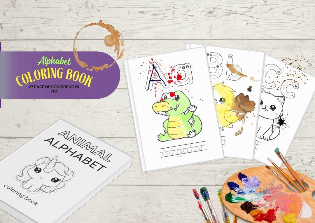Baby ABC Coloring Pages, Baby ABC Book Decorate,baby ABC Book ...
