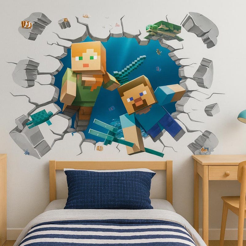 Roblox Vinyl Wall Decals - Etsy