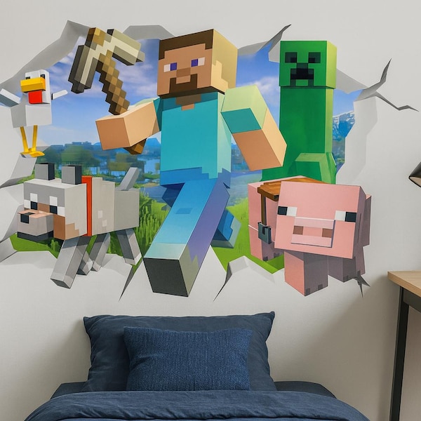 Roblox Vinyl Wall Decals - Etsy