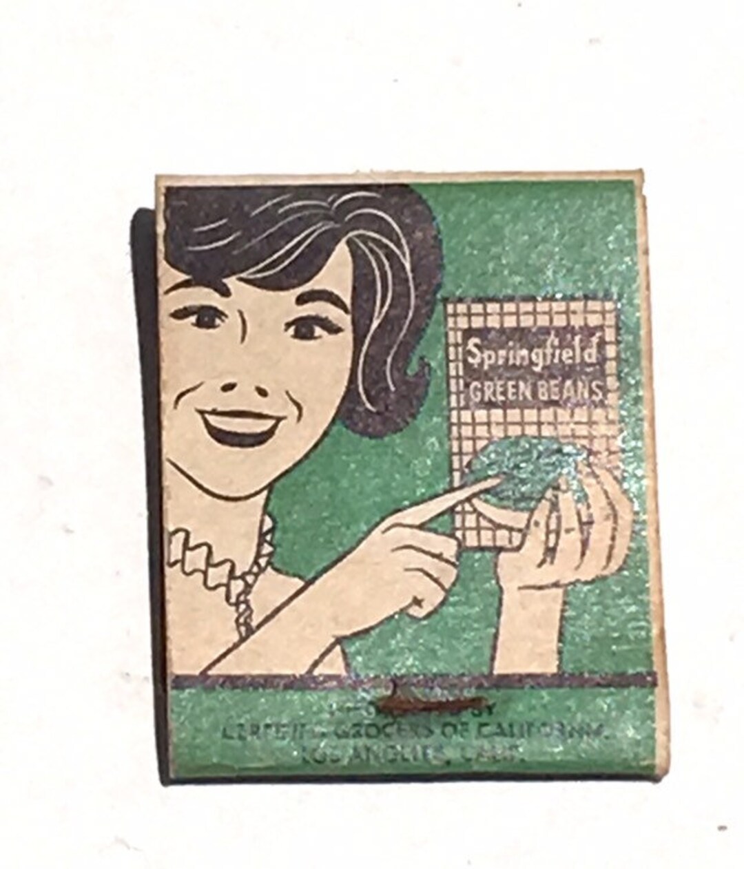 Vintage Springfield Foods Green Beans Matchbook - Etsy