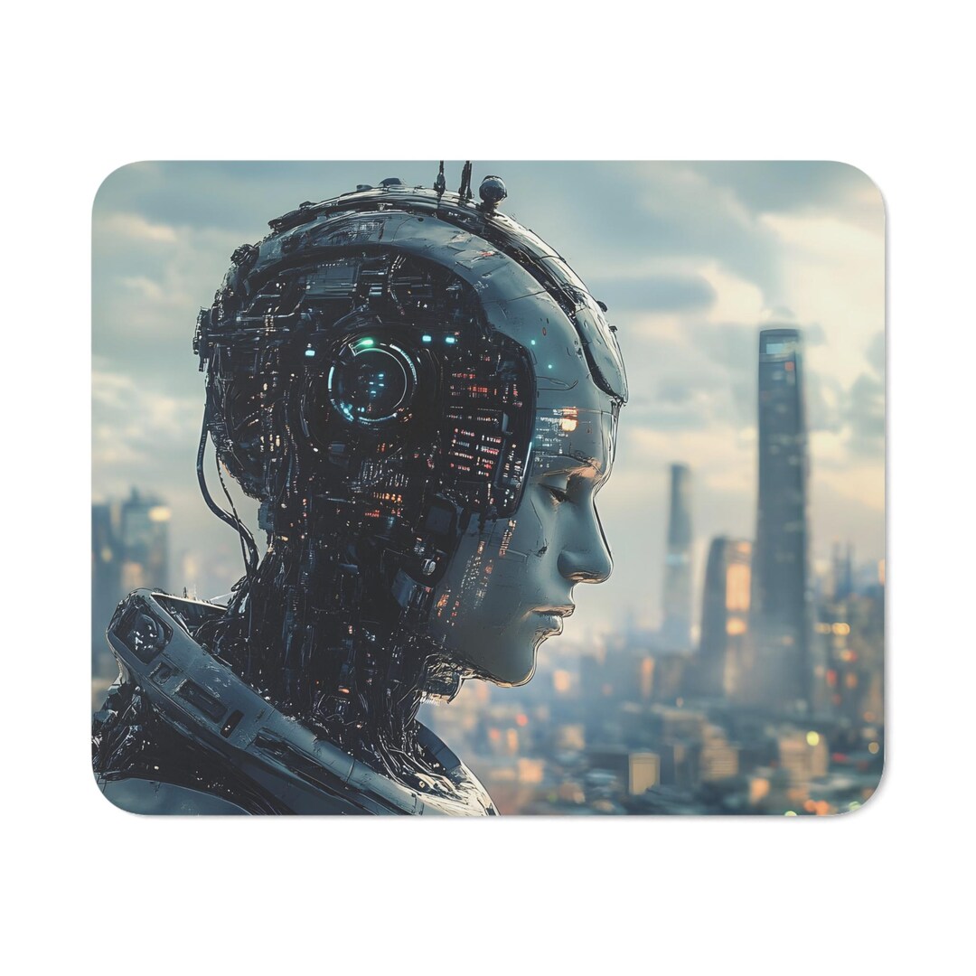 Contemplating the Future in the Future Mouse Pad - Etsy