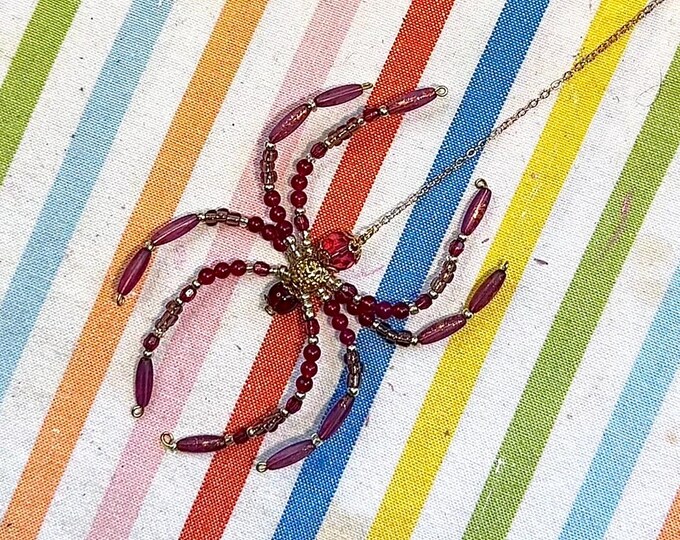 Spider Keychain - Etsy