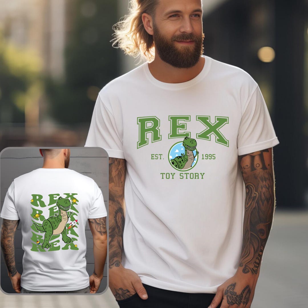 Toy Story Dinosaur Rex Shirt, Toy Story Tees, Disneyland Family Trip ...