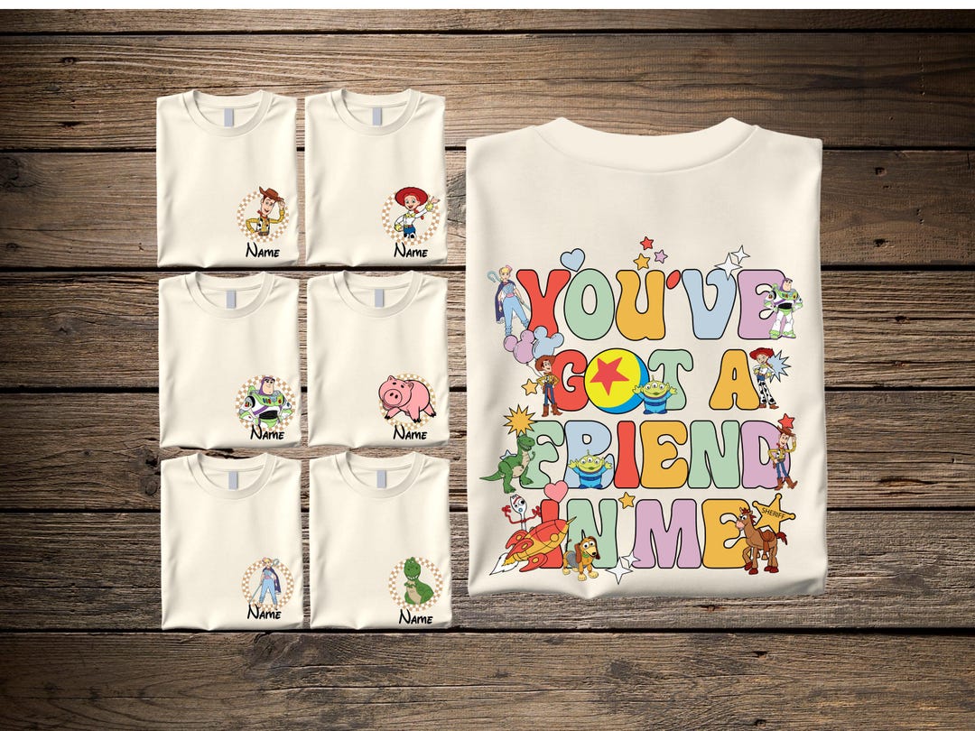 Custom Toy Story Family Shirts, Personalized Woody Jessie Rex Slinky ...