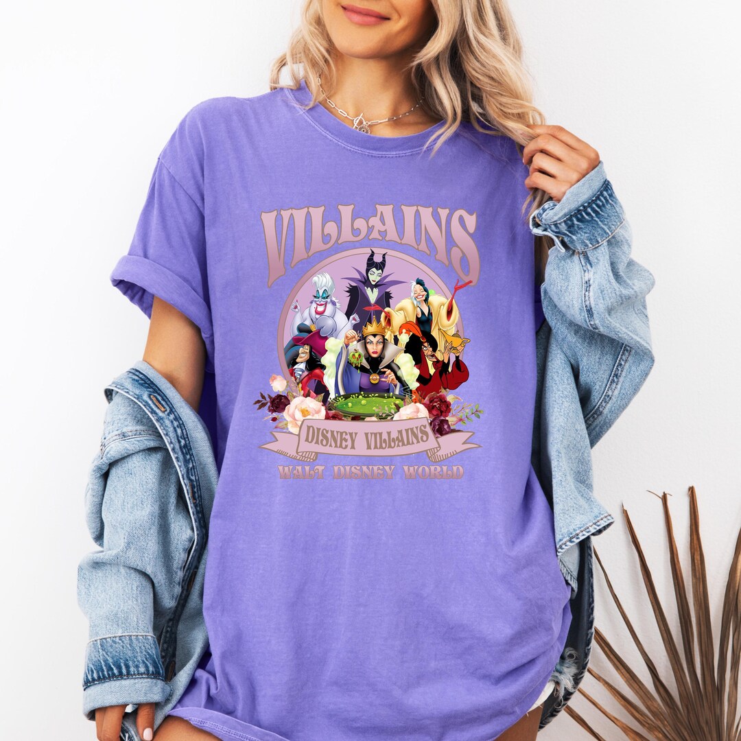 Disney Villains Shirt, Wicked Villains Halloween Shirt, Disney Evil ...
