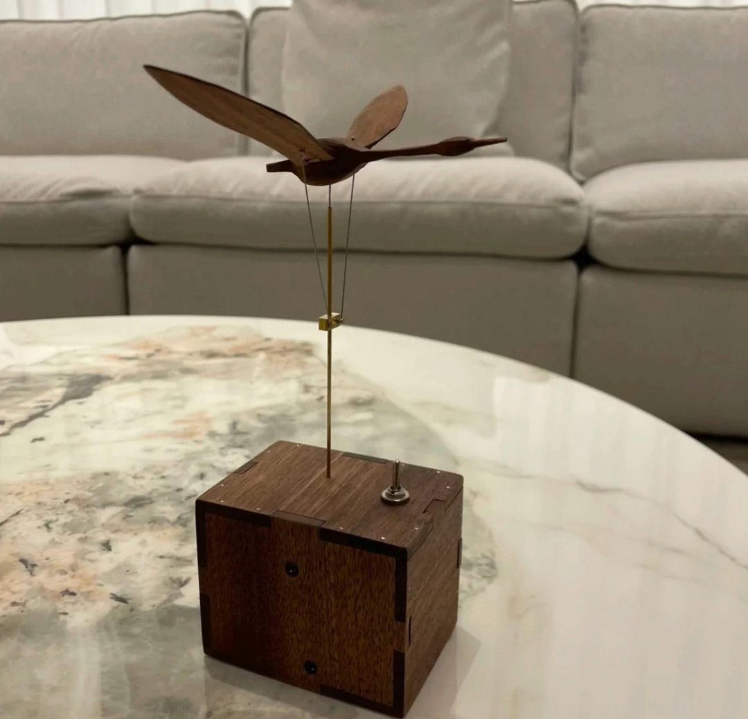 Wooden Moving Swan Music Box | Mechanical Automaton Swan | Handcrafted ...